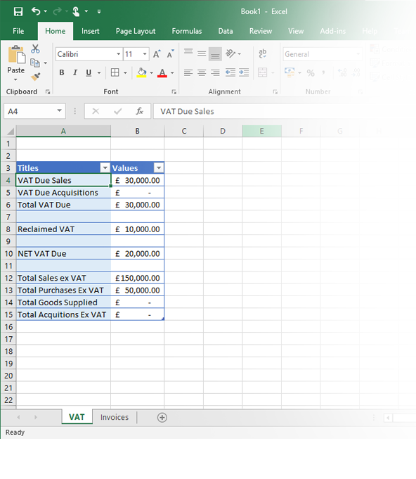 tax optimiser | Free MTD - Making Tax Digital Excel Bridging VAT Returns